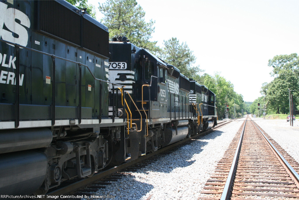 NS 7053 is the second unit in the A55 consist